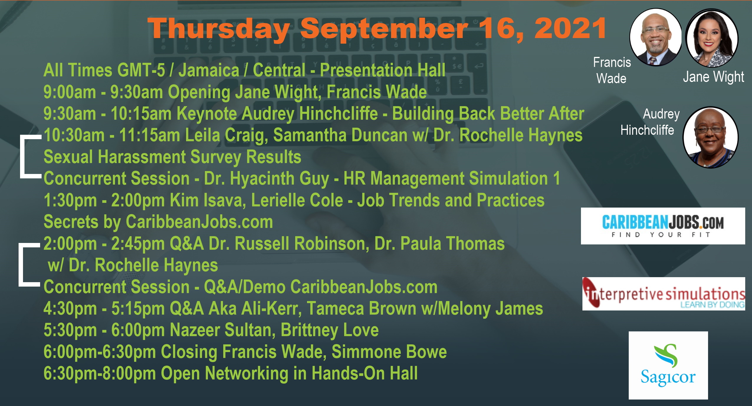 Daily Live Event Schedule and Links - CaribHRForum Virtual Conference ...